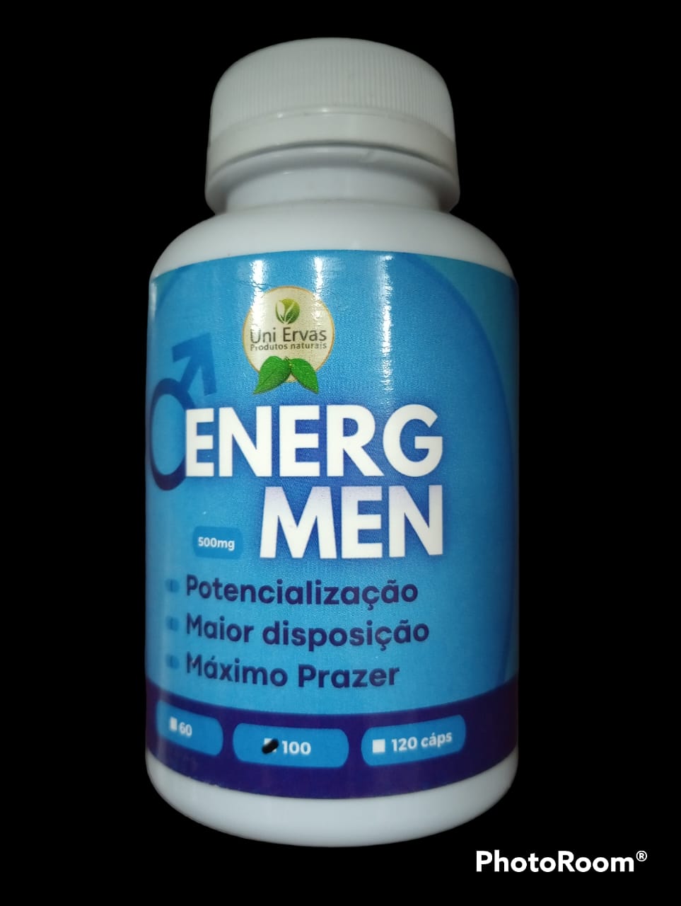 ENERGY MEM 100 CPS 500 MG UNI ERVAS - Gaúcho Distribuídora